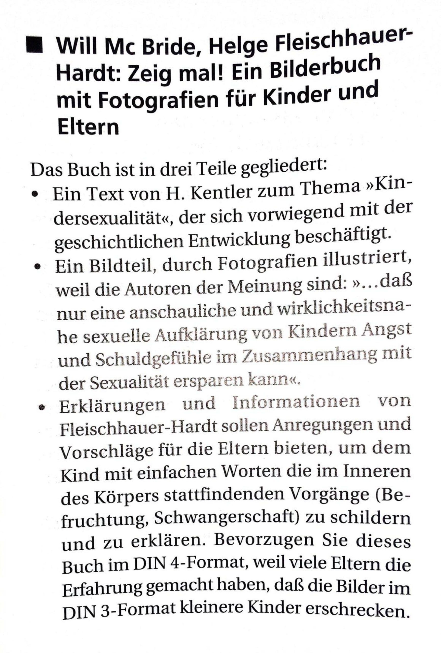 Pro Familia, Helmut Kentler, Pädophilie und der Kindesmißbrauch ...